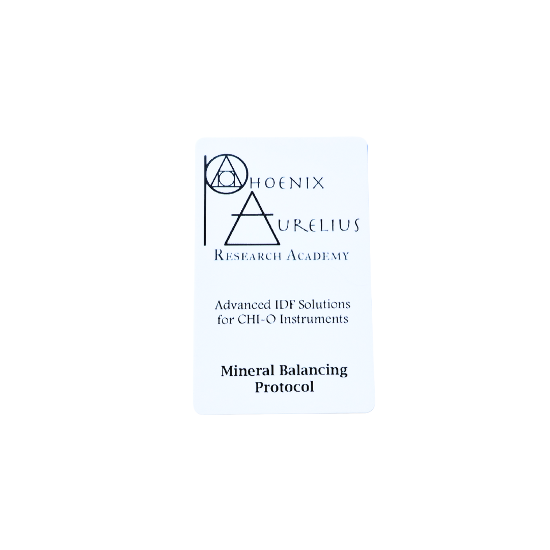 Mineral Balancing Protocol - Advanced IDF Card – Phoenix Aurelius Research Academy