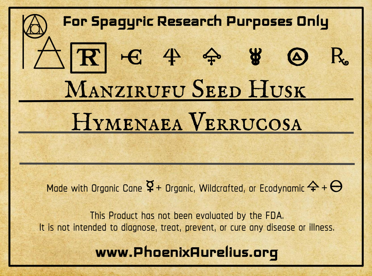 Manzirufu Seed Husk Spagyric Tincture – Phoenix Aurelius Research Academy